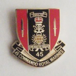 45 COMMANDO ROYAL MARINES SHIELD - Fisher Patton